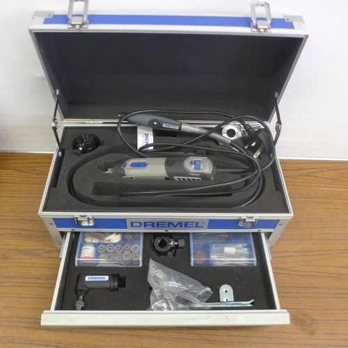 2 Dremel power tools including a DSM20, 240V cutting tool with spare ...