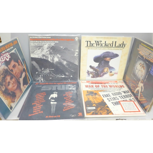 Thirteen soundtrack LP records, includes David Bowie, Labyrinth, Where ...