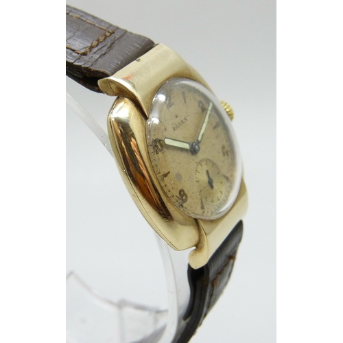 An Art Deco Rolex wristwatch, 9ct yellow gold case, numbered 9771 146 ...