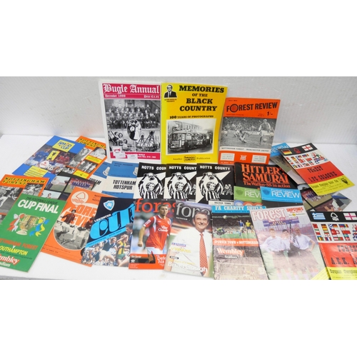 A collection of football programmes including 1960s and 1970s and three ...