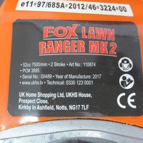 Two Fox Lawn Ranger MK2 petrol driven grass trimmer bodies - no attachments