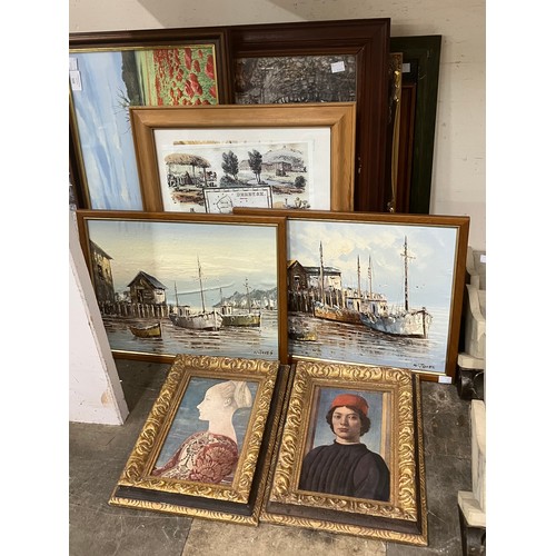 Assorted pictures and paintings
