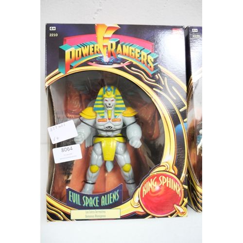 A set of four 1993 Ban Dai Power Rangers 'Evil Space Aliens' action ...