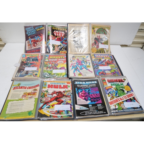A large collection of Marvel comic magazines 1960s/1970s and onwards ...