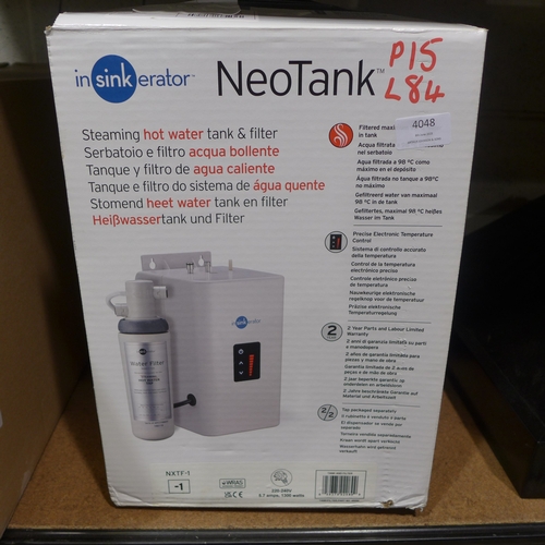 Insinkerator neotank steaming hot water tank / filter / installation ...