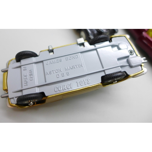 A collection of Corgi model vehicles including Le Dandy Coupe, Land ...