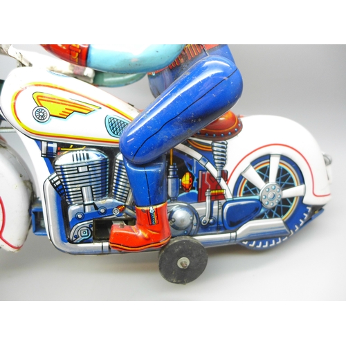 A circa. 1960s Japanese TM Modern Toys Highway Patrol / Police Speed ...