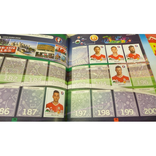 Football; four Panini sticker albums, Football 78, Football 80 ...