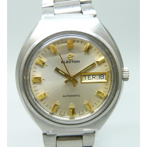 An Election Automatic wristwatch with day/date aperture, 39mm including ...