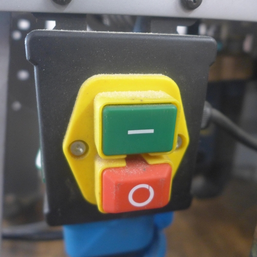 A Wolfcraft router table with Performance Pro router mounted