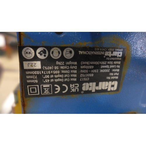 5 Clarke CWL1000 woodworker table saws and a large quantity of spares ...