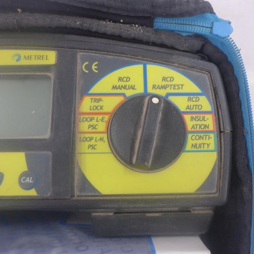 A Metrel Easi-Test MI 2087-ALZ RCD tester