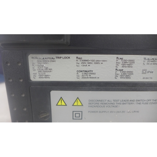 A Metrel Easi-Test MI 2087-ALZ RCD tester