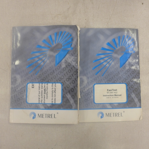 A Metrel Easi-Test MI 2087-ALZ RCD tester
