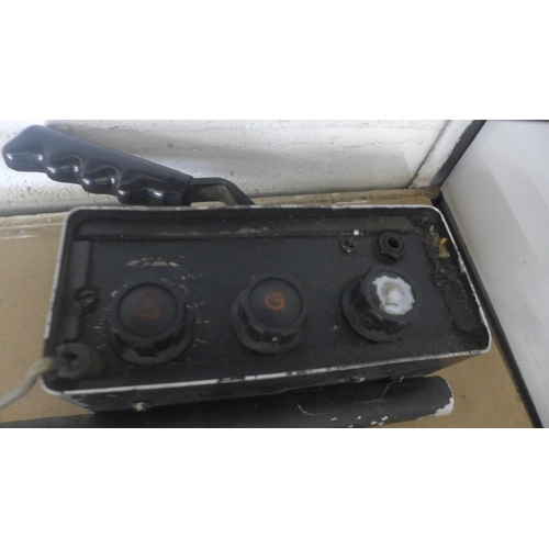Four metal detectors including, a Meta-Dec Scope, a Prinzsonic BFO 80 ...