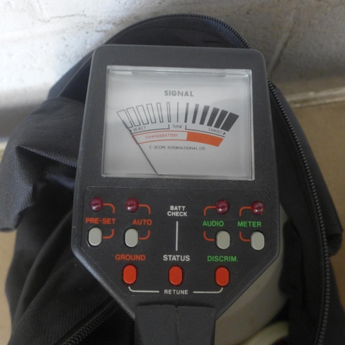 Four metal detectors including, a Meta-Dec Scope, a Prinzsonic BFO 80 ...
