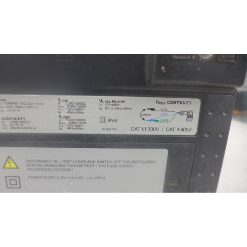 A Metrel Easi-Test MI 2087-ALZ RCD tester