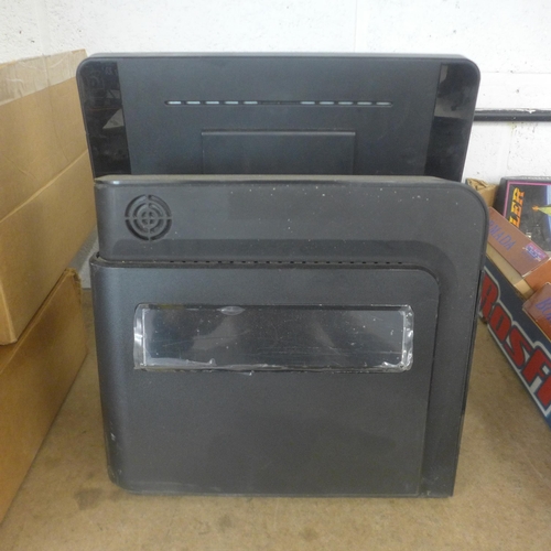 A Bestepos T350 POS machine and two Ingenico ISC350 POS machines