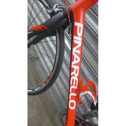 A Pinarello FP-UNO aluminum framed road bike with Shimano Tiagra brakes ...