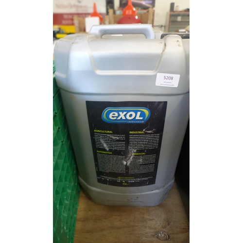 A 25 litre container of Exol Athena SAE 140 gear oil