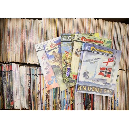 A box of approximately 240 War Picture Library/Battle/Commando comics ...