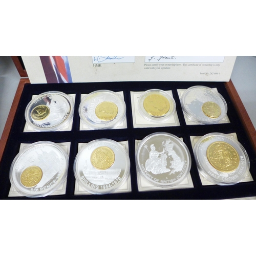 Coins; five The History of the Royal Family and Pre-decimalisation ...