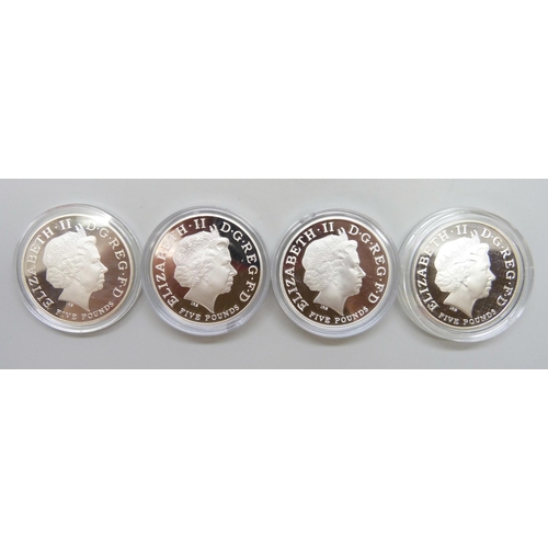 The Royal Mint, Countdown to London Olympic Games 2012 silver proof £5 ...
