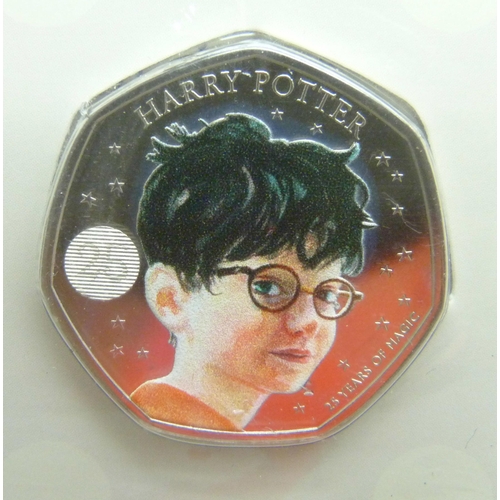 The Royal Mint - Harry Potter and the Philosopher's Stone 50p coin in ...