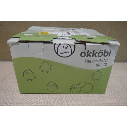 Okkobi OBI-12 Egg Incubator for Hatching Chickens, Ducks & Other Birds ...