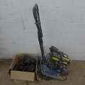 A Scheppach HP1100S petrol driven plate compactor and a quantity of ...