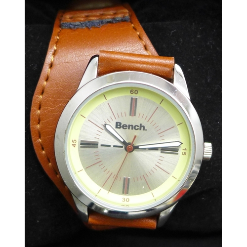 A collection of wristwatches including Ben Sherman and Bench