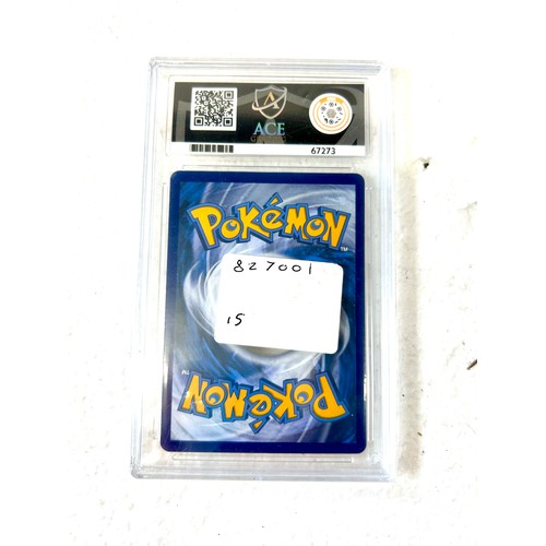 A Gem mint 10 graded 2021 Celebrations Blastoise Holo Pokémon card slab