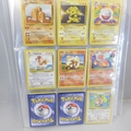 A collection of Pokémon cards, base set, 80 in total