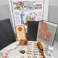 Two maps, Keswick 1921 and 1966 road atlas together with a collection ...