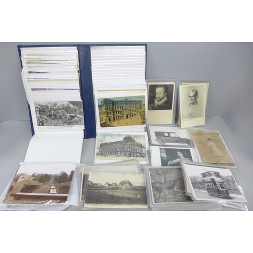 A collection of postcards