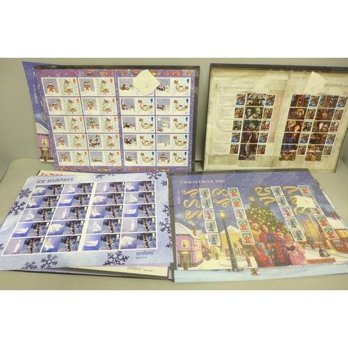 Stamps; Great Britain Queen Elizabeth II Royal Mail Christmas ...