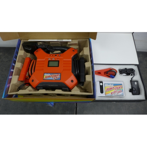 A Clarke Jump Start Micro 200 in box and a Clarke multi-function heavy ...
