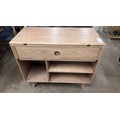 A Holcot oak convertable bookcase/dining table