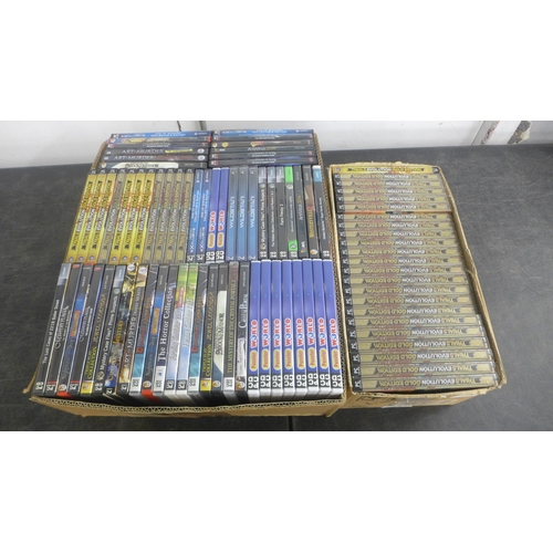 A box of approximately 86 PC games containing 33 x Hidden Objects games