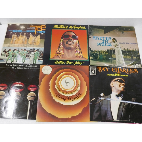 Twelve Soul / Motown vinyl LP records to include Nina Simone, Ray ...