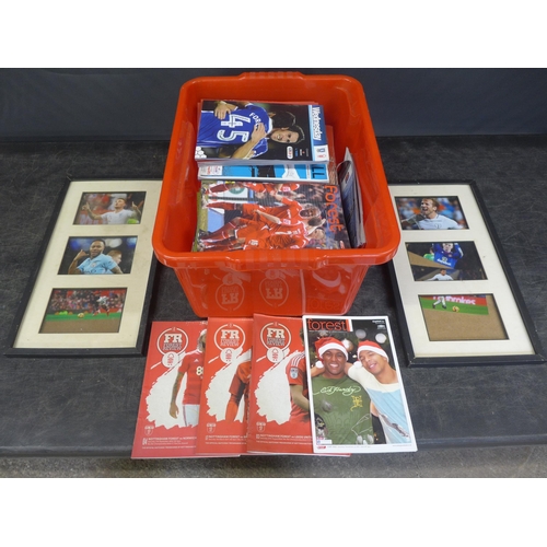 A quantity of Nottingham Forest programmes and other football memorabilia