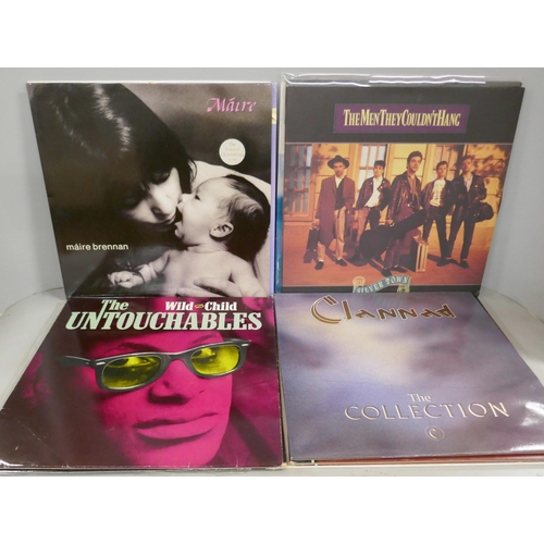 Twenty-four Rock and Pop records including, David Bowie, Kate Bush, Bob ...