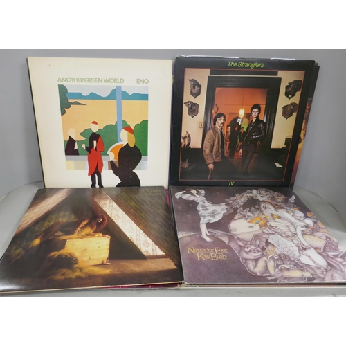 Twenty-four Rock and Pop records including, David Bowie, Kate Bush, Bob ...