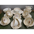 Collection of Paragon ware Fleur De Lis pattern tea ware, 40 pieces in ...