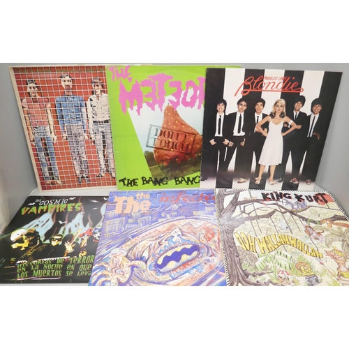 Fifteen punk and new wave LPs and 12" singles including Talking Heads ...