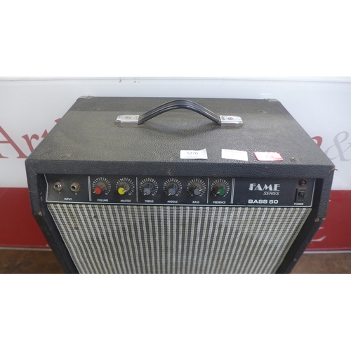 A Fame series bass 50 guitar amplifier **Failed PAT test due to no ...