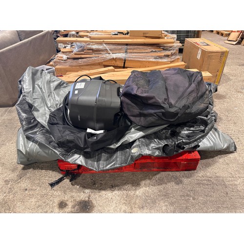 A quantity of Intex lay-z-spa hot tubs with pump (unchecked) original ...