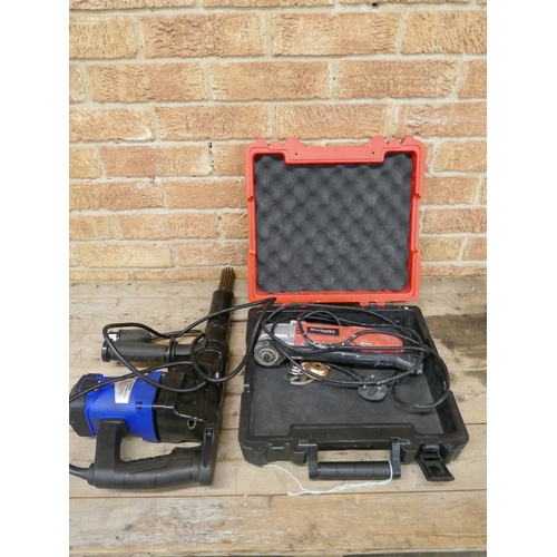 A NC-53E needle re-rusting gun and an Einhell TE-MG 300 EQ quick ...