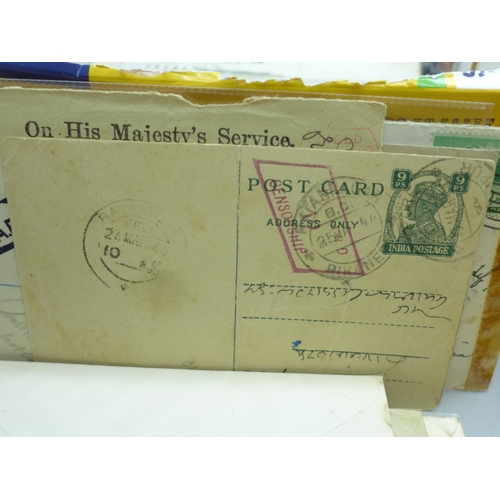 Postal history, a collection of WWI and WWII censored covers