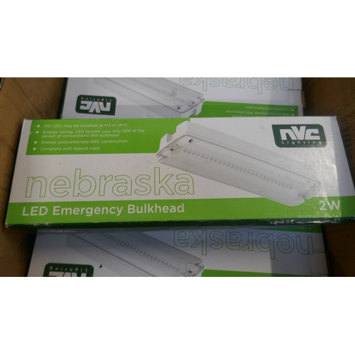 A quantity of lighting including, NVC LED emergency bulkheads, solar ...